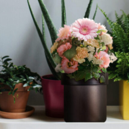 Flower Pot Planter Vase With 4K UHD Wifi Hidden Nanny Camera