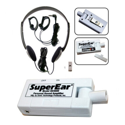 Super Ear Listening Microphone Handheld Hearing Aid Amplifier USA