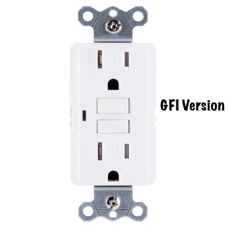 Hardwired Receptacle Outlet Plug With Wifi 4K UHD Camera
