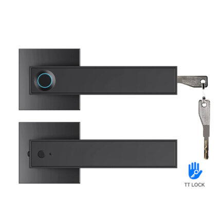 Wifi Bluetooth Fingerprint Smart Door Lock Lever Handle USA